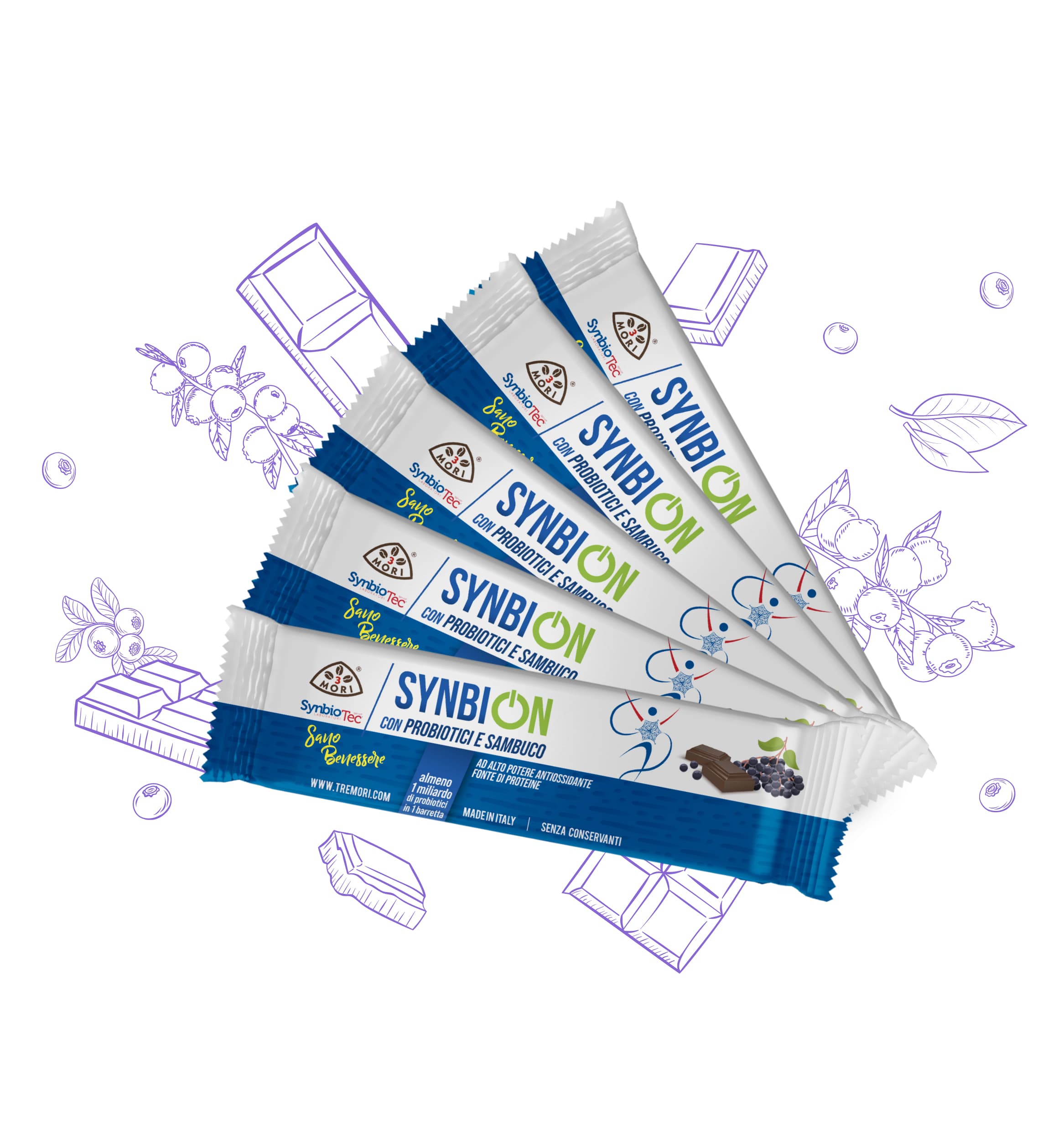 SYNBIO SPORT - 5 BARRETTE – Synbiotec Probiotici